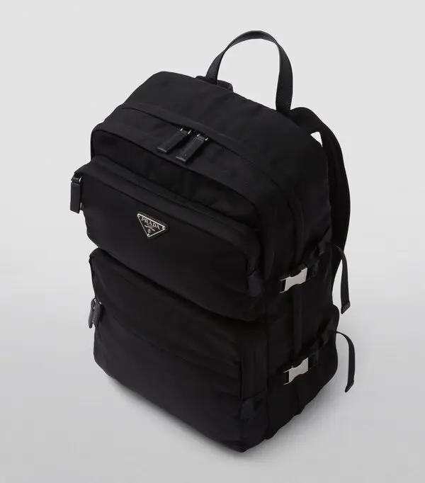 Prada Re-nylon And Leather Backpack