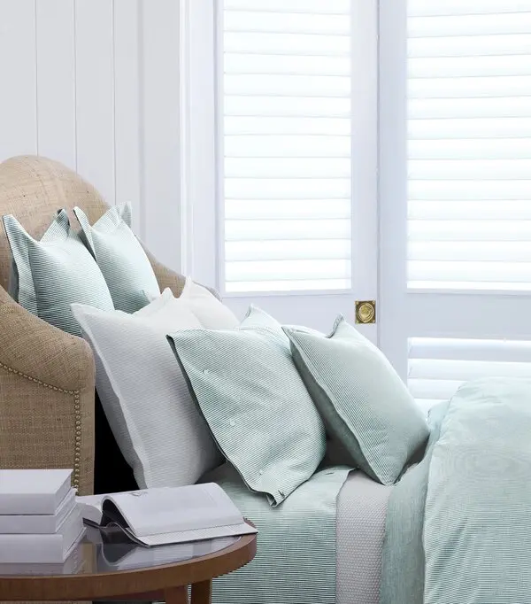 Ralph Lauren Oxford Evergreen Super King Fitted Sheet - Green