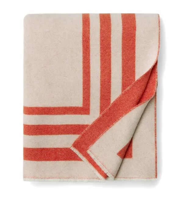 PRATESI Tre Righe Throw - Orange