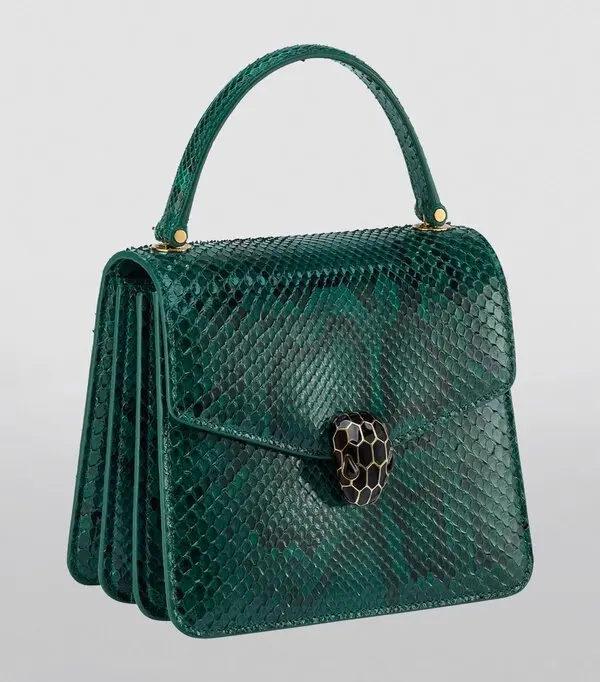 BVLGARI Serpenti Forever Top-handle Bag - Green