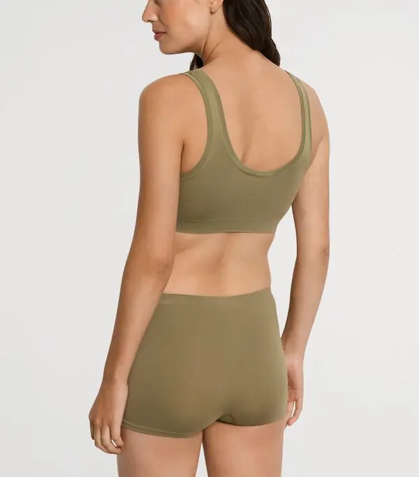 Hanro Touch Feeling Crop Top - Green