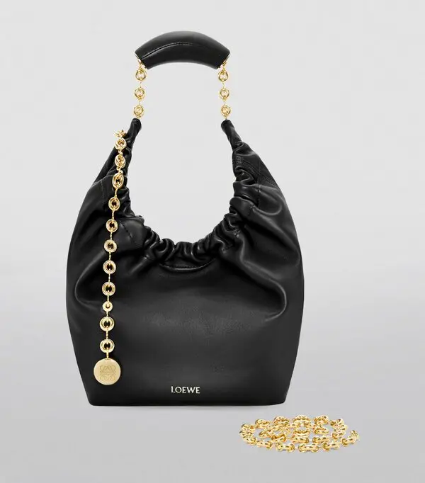 Loewe Small Leather Squeeze Top-handle Bag
