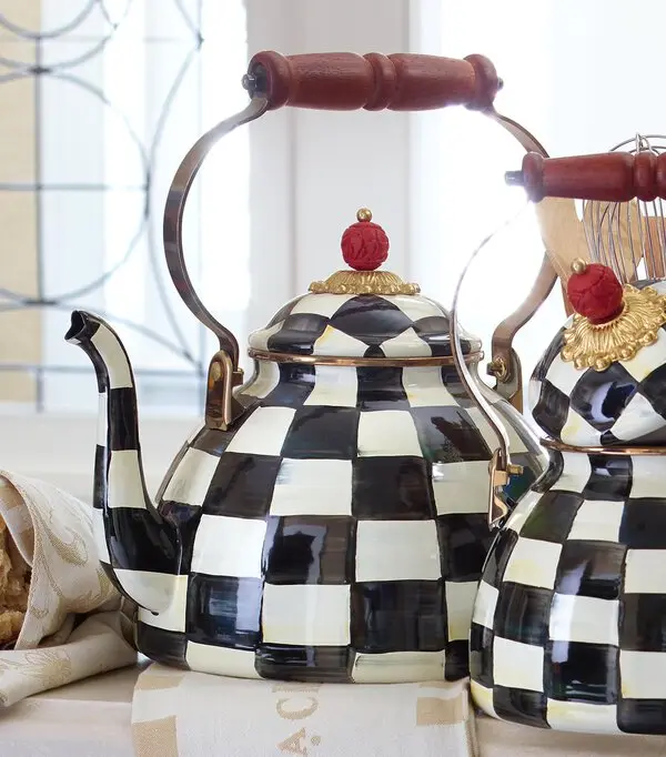 MACKENZIE-CHILDS 3 Quart Tea Kettle
