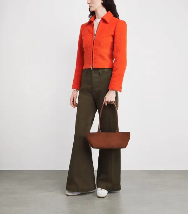 ME+EM Wool-blend Bouclé Cropped Jacket
