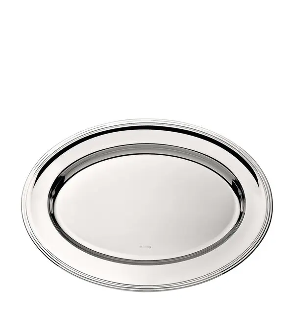 Christofle Albi Oval Platter - Silver