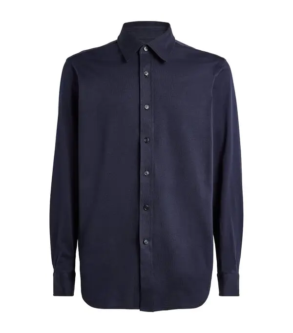 Brioni Cotton Shirt - Blue