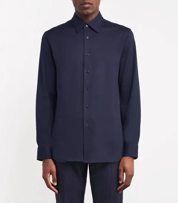 Brioni Cotton Shirt - Blue