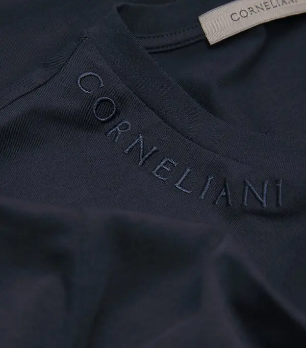 Corneliani Cotton Short-sleeve T-shirt