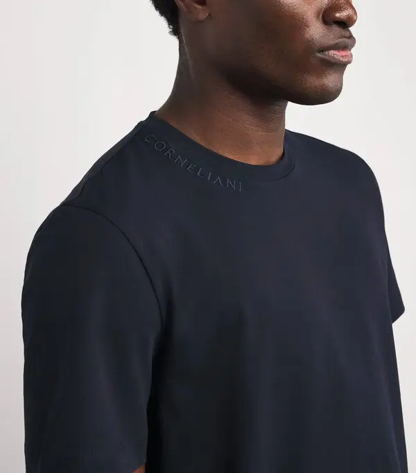 Corneliani Cotton Short-sleeve T-shirt