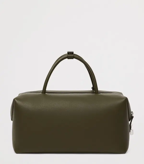 Max Mara Large Leather Boston Bag - Brown