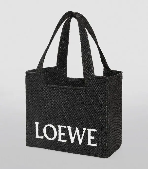 Loewe X Paula's Ibiza Medium Font Tote Bag - Black