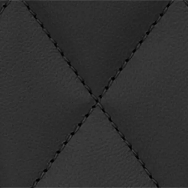 Saint Laurent Matelassé Zip-up Card Holder - Black