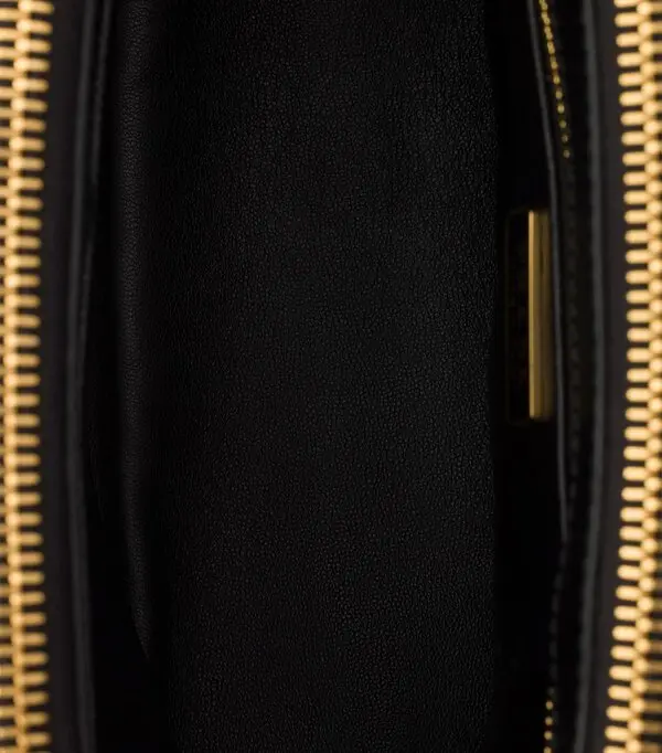 Prada Mini Saffiano Leather Galleria Top-handle Bag - Black