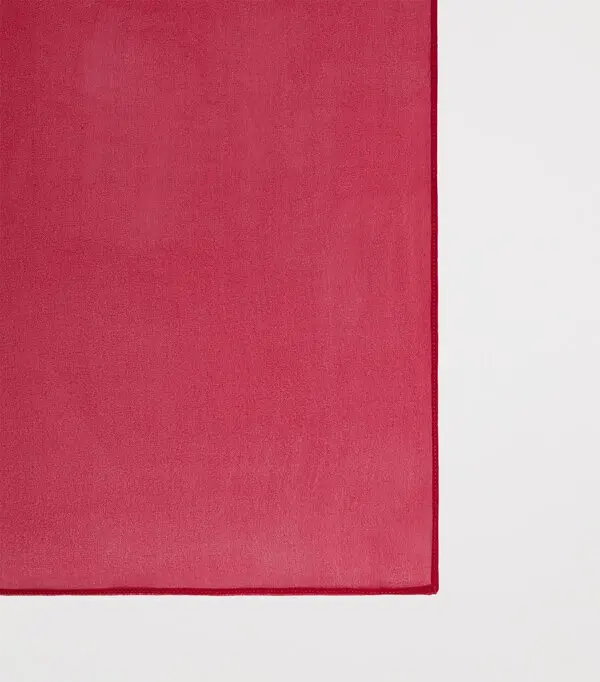 Max Mara Silk Scarf - Red