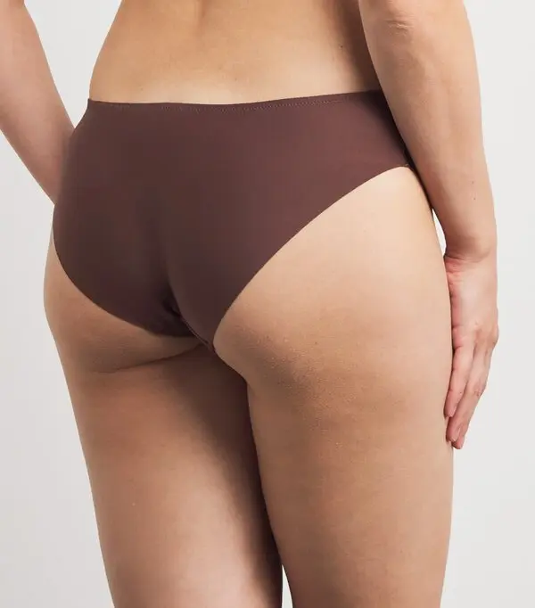 AUBADE Sheer Emotion Brazilian Briefs - Brown