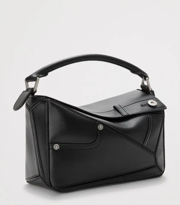 Loewe Small Puzzle Panta Top-handle Bag - Black