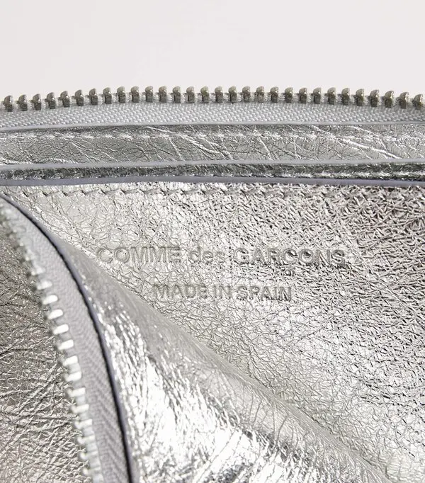 Comme Des Garçons Small Leather Half-zip Wallet