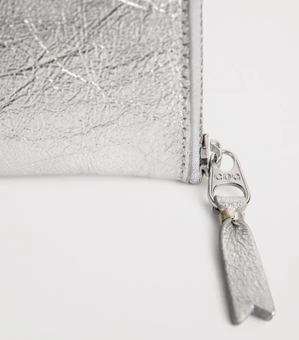 Comme Des Garçons Small Leather Half-zip Wallet