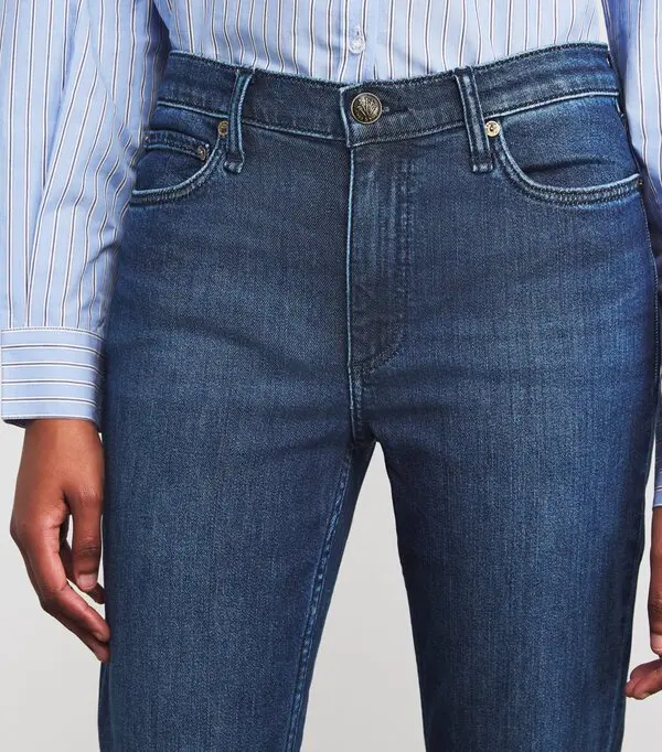Rag & Bone Peyton Mid-rise Bootcut Jeans - Blue
