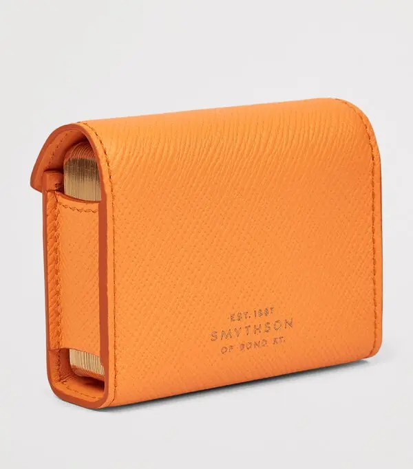 Smythson Calfskin Panama Playing Cards And Case Set