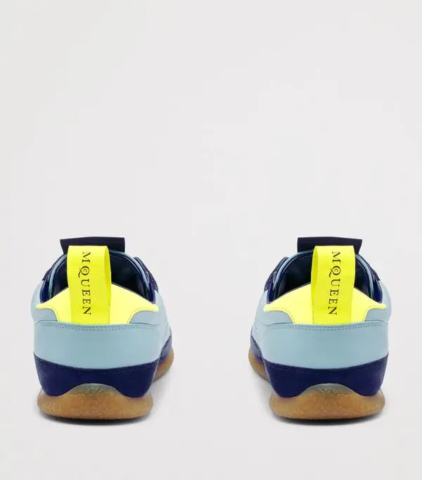 Alexander McQueen Leather Ec1 Sneakers - Blue