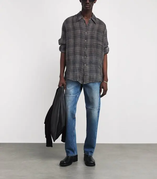 Our Legacy Cotton-blend Check Above Shirt