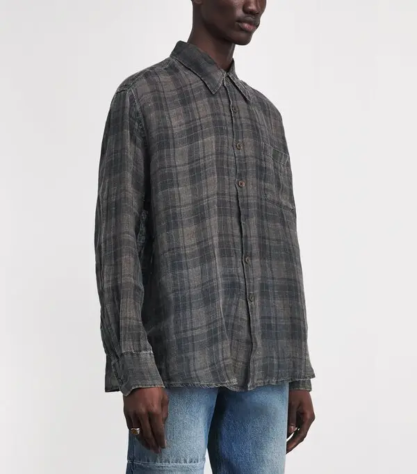 Our Legacy Cotton-blend Check Above Shirt