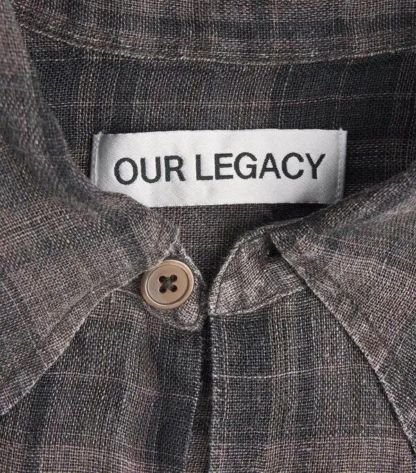 Our Legacy Cotton-blend Check Above Shirt