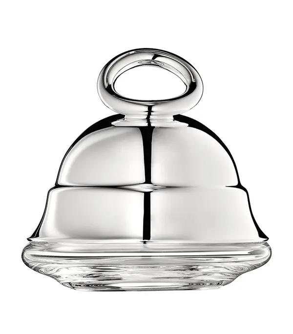 Christofle Vertigo Butter Dish - Silver
