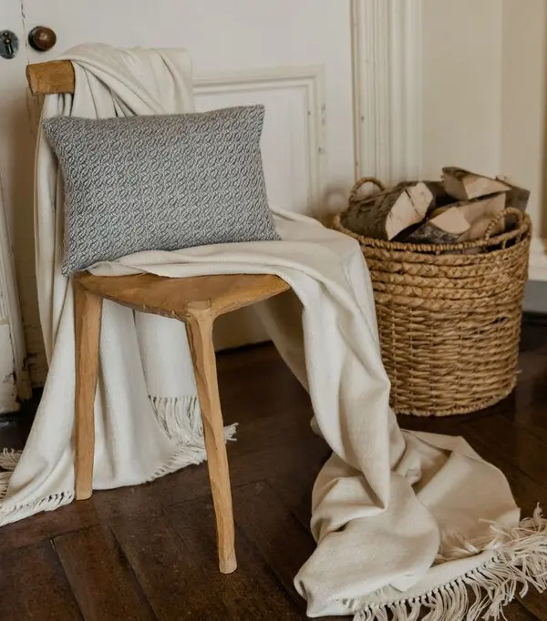ARAMINTA CAMPBELL Alpaca-blend Fern Cushion