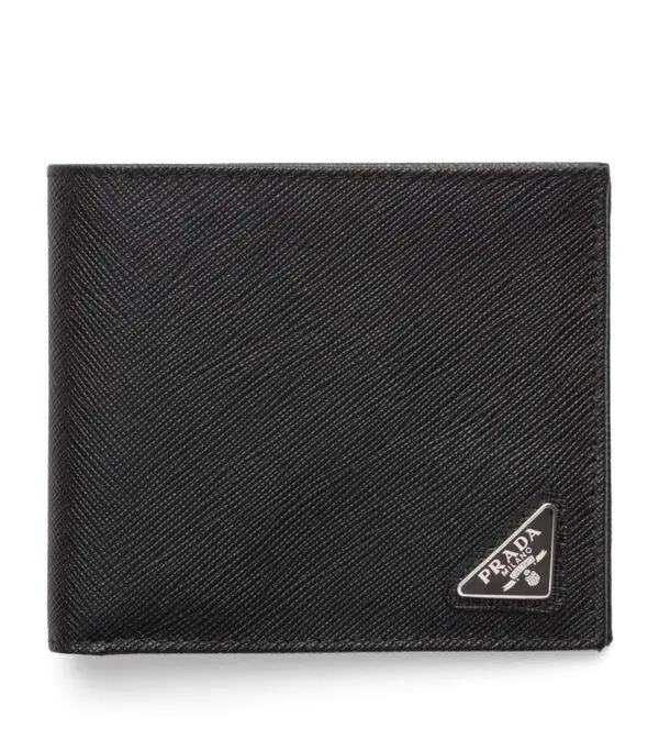 Prada Saffiano Leather Wallet - Black