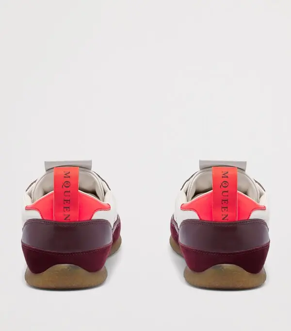 Alexander McQueen Leather Ec1 Sneakers - Brown