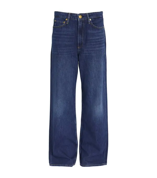Rag & Bone Logan Mid-rise Wide-leg Jeans