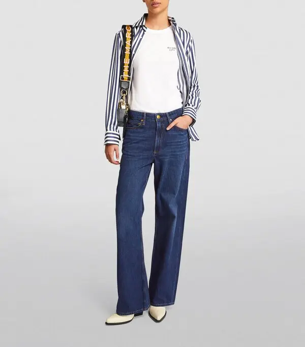Rag & Bone Logan Mid-rise Wide-leg Jeans