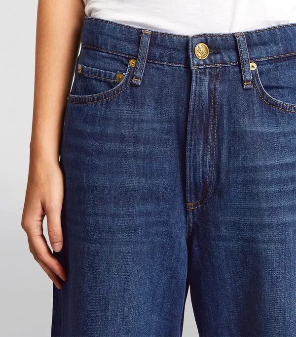 Rag & Bone Logan Mid-rise Wide-leg Jeans