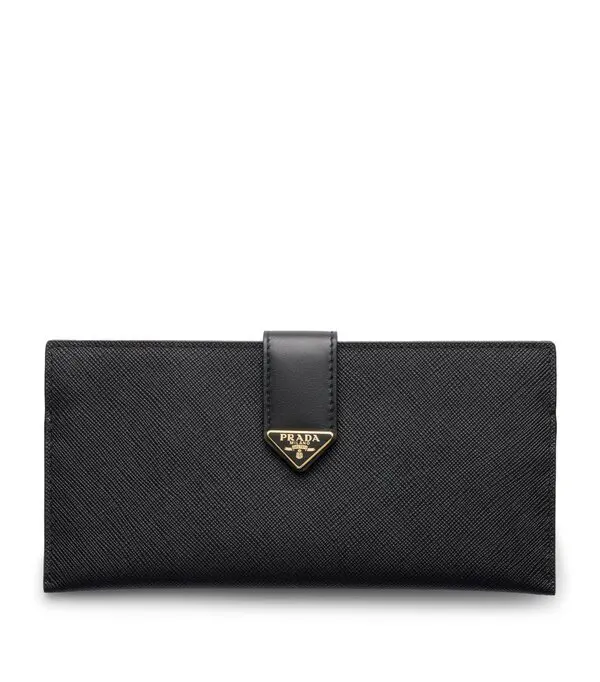 Prada Large Saffiano Leather Wallet