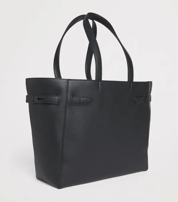 Thom Browne Leather Cabas Tote