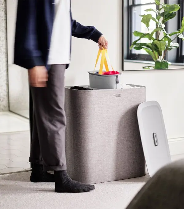 JOSEPH JOSEPH Tota Trio Laundry Basket - Grey