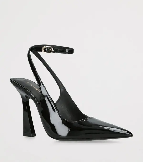 STUART WEITZMAN Patent Leather Vinnie Pumps 100