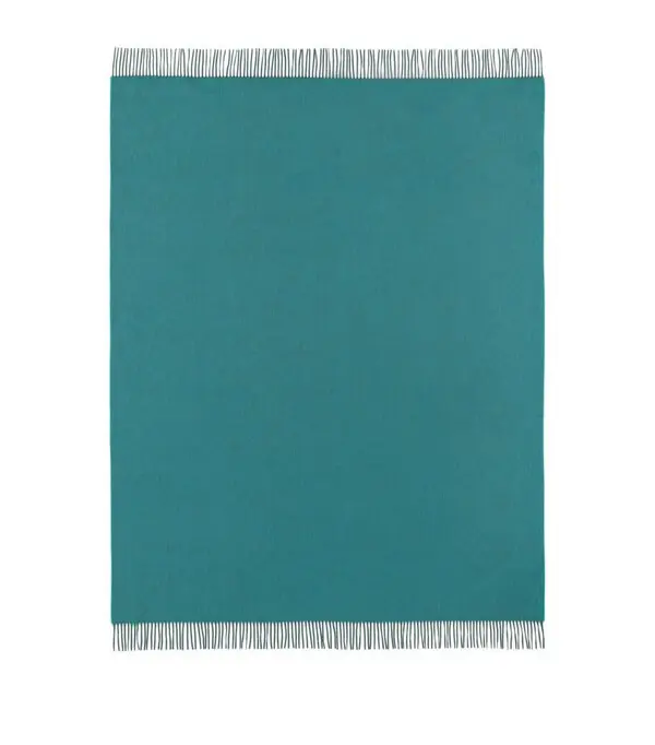 BEGG X CO Cashmere Reversible Arran Throw Blanket