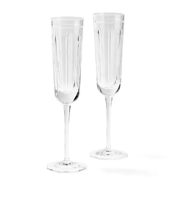 Ralph Lauren Coraline Champagne Flutes - Clear