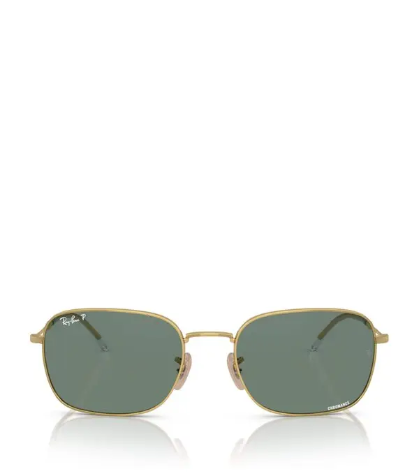 Ray-ban Metal Octagon Sunglasses - Gold