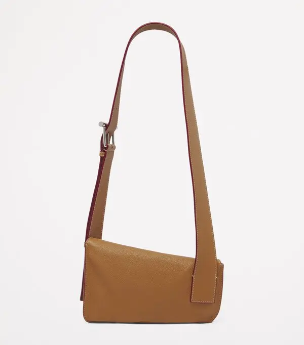 Alexander McQueen Leather Sling Cross-body Bag With T-bar - Brown
