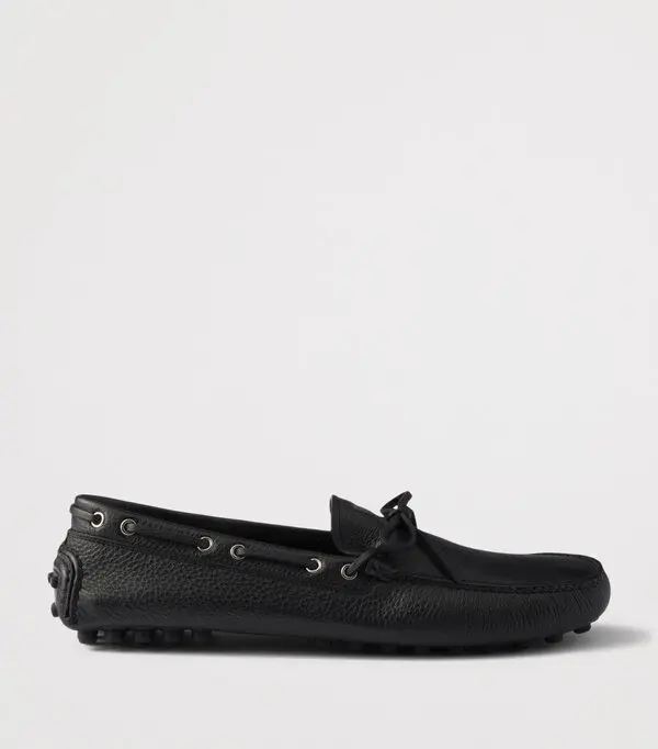 Prada Leather Driving Loafer