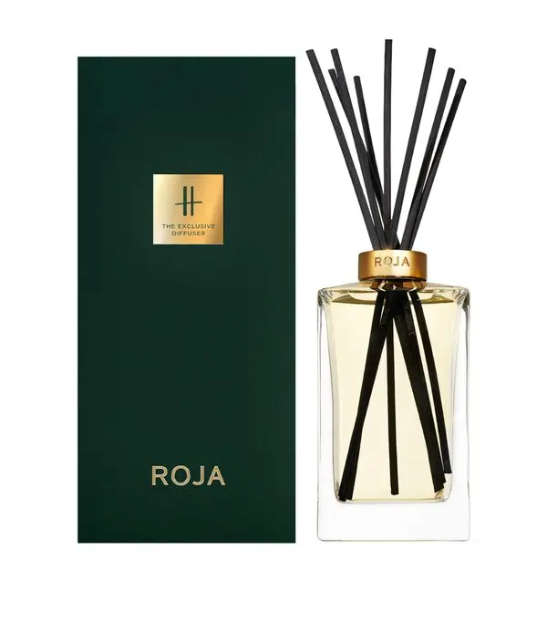 ROJA Harrods Exclusive Crystal Reed Diffuser Decanter - Clear