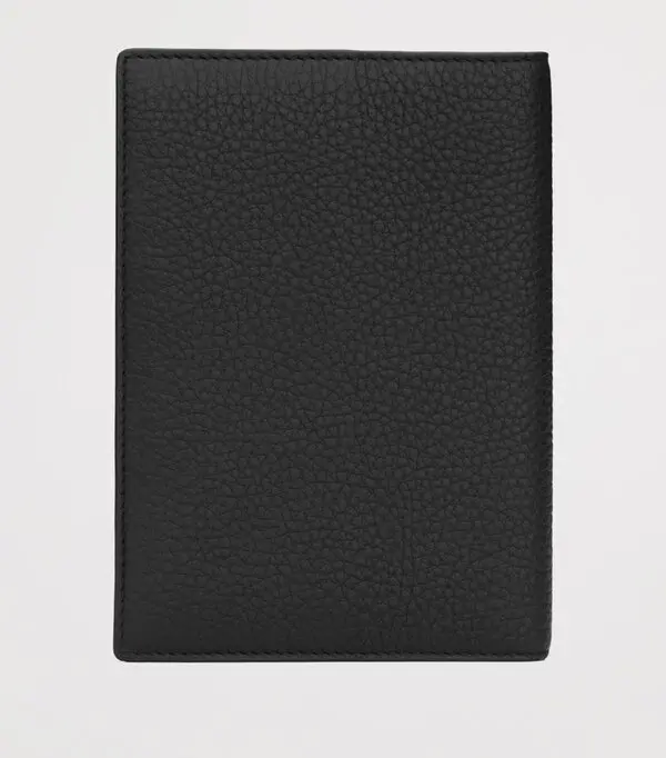 Saint Laurent Leather Monogram Passport Holder