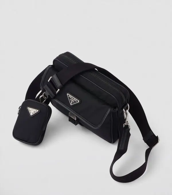 Prada Re-nylon Shoulder Bag - Black