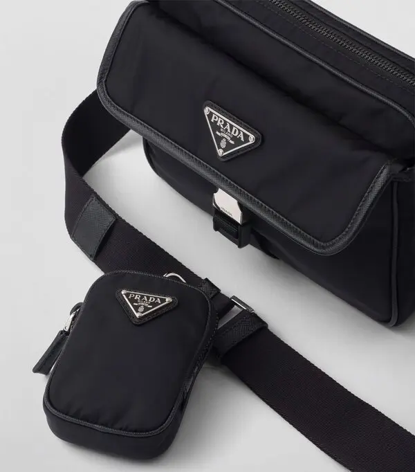 Prada Re-nylon Shoulder Bag - Black