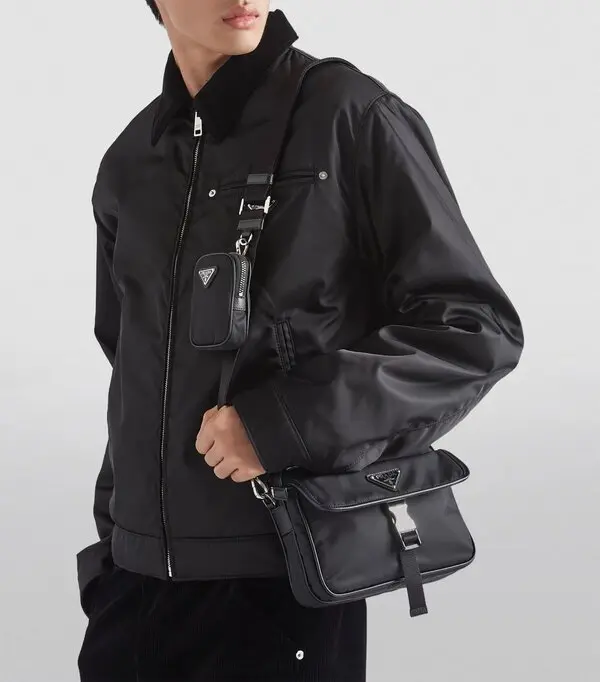 Prada Re-nylon Shoulder Bag - Black