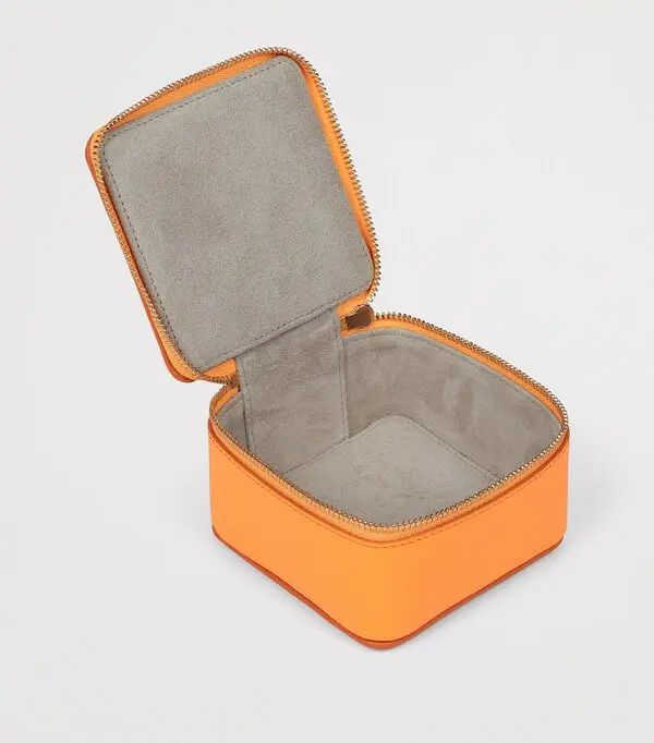Smythson Medium Calfskin Panama Trinket Case